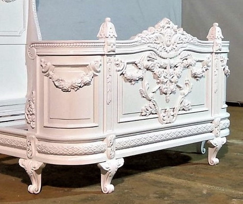 WHITE FRENCH BED