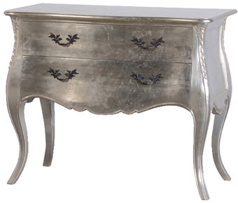 French Silver Chest of Drawers, 3 drawers