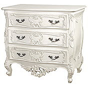 French Chateau Ivory TV Stand