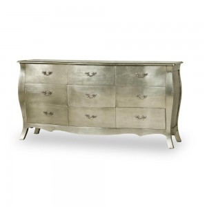French Silver Chest of Drawers, 3 drawers