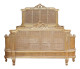 Wing Rattan Bed Frame - French Country Furniture USA