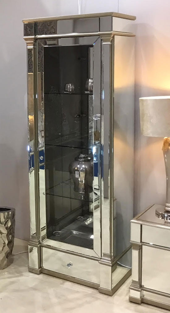 Mirrored Bookcase