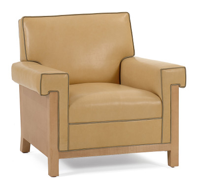 Modern Lounge Chairs, custom made in leather