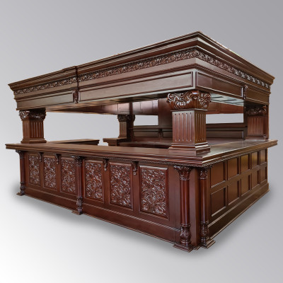 MAHOGANY GOTHIC VICTORIAN HOME BAR