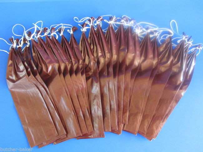 *NEW PERSONAL PORTION SIZE* 100) Summer Sausage Casings that hold 12 oz ...