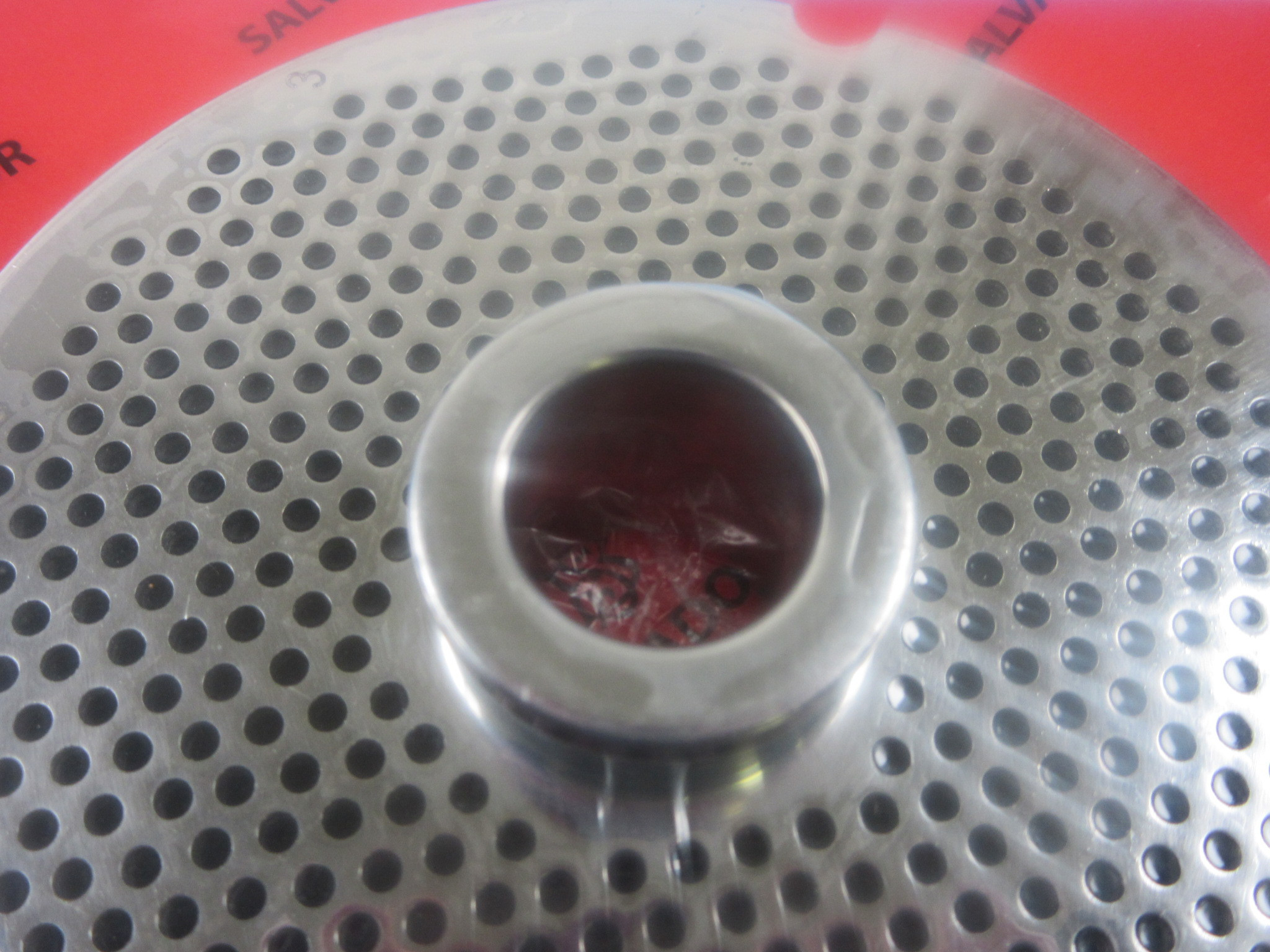 #42 x 1/8" (3mm) FINE GRIND MEAT w/HUB Meat Grinder Plate ITALY ...