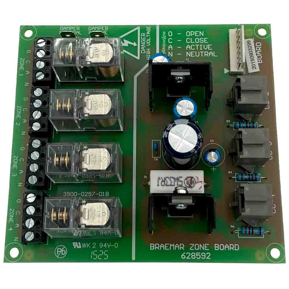 Braemar TSS 320 and X PCB Circuit Board BSC 2006 Zone Control Ducted ...