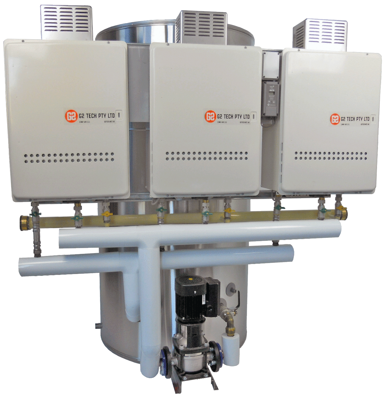 G2TECH +gas Commercial Hot Water Solutions 3-250-800LT-NG