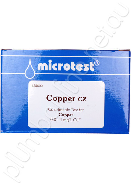 Fresh Water Pool Copper Silver Copper Ions Test Kit 0 - 4.0 ppm Cu++
