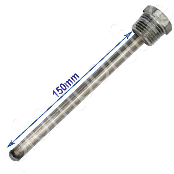 Thermostat Sensor Pocket 316 Stainless Steel 1/2"BSP Male Solar Hot ...