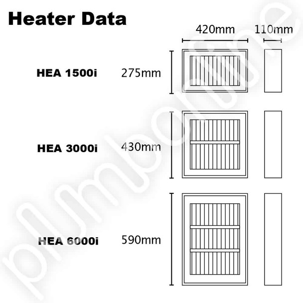HEATLIGHT Commercial Indoor Electric Quartz Infrared Heater 6000 Watts