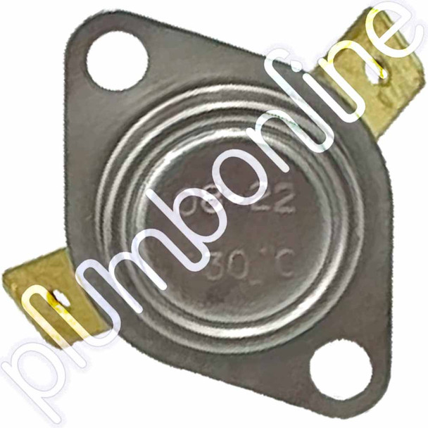 Braemar TQM 5 Star Gas Ducted Heater Over Temp Switch 130 degree Flame ...