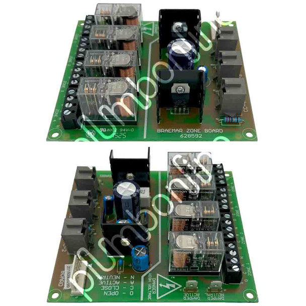 Braemar THMD 530 and X PCB Circuit Board BSC 2006 Zone Control Ducted ...