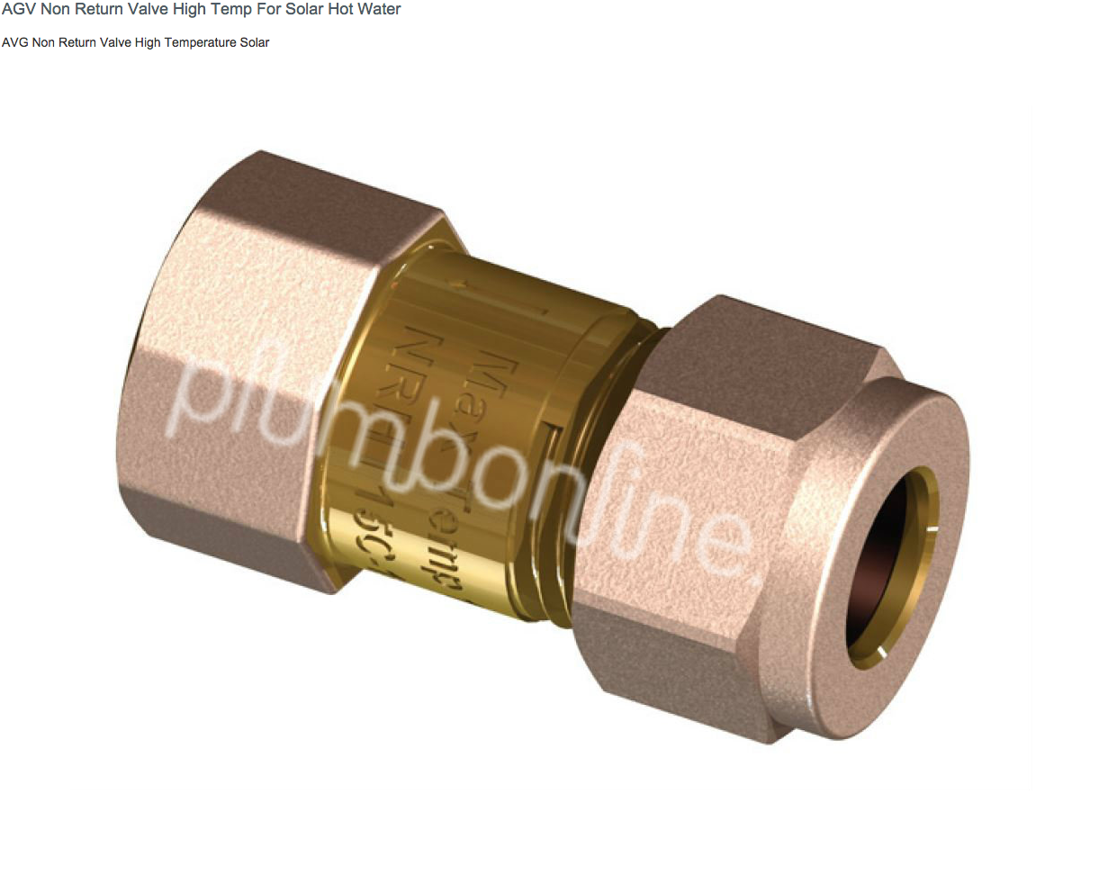 Do I need a Solar Rated NonReturn Valve for my solar system? - plumbonline