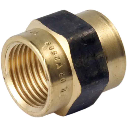 Screwed DR Brass Hexagon Socket 40mm BSP Watermarked PN. AW532