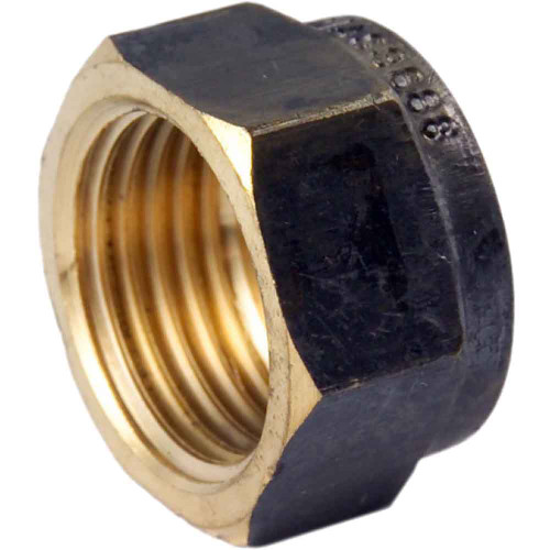 Screwed DR Brass Hexagon Cap 25mm BSP Watermarked PN. AW537-1