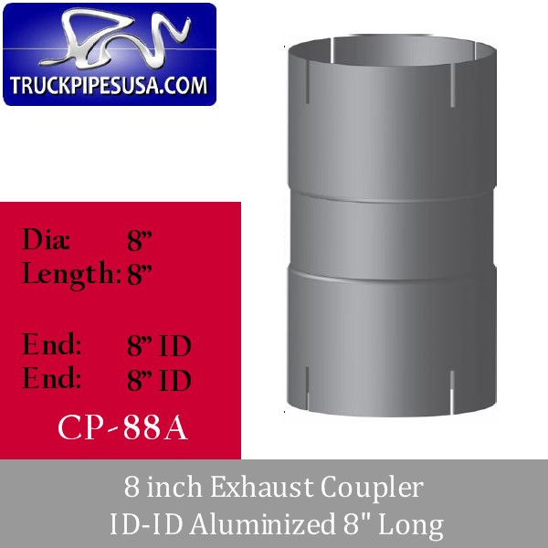 8" EXHAUST PIPES - TruckPipeStore.com - Riker Products - EXHAUST STORE