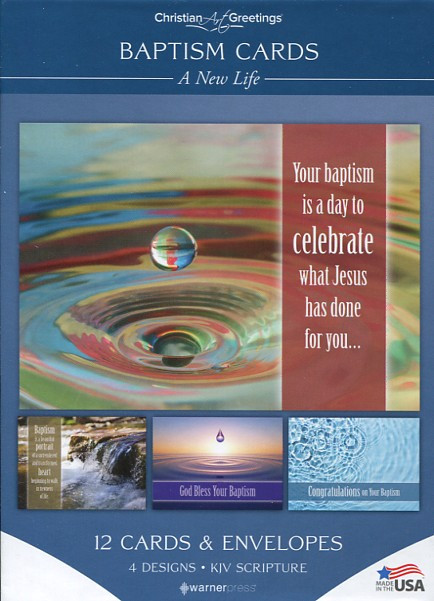 Baptism Cards : Box of 12 Cards