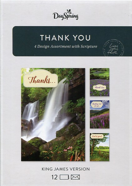 Christian Thank You Cards : Boxed Scripture Thank You Cards