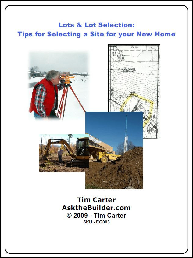 AsktheBuilder - Lot Selection DIY Project Guide