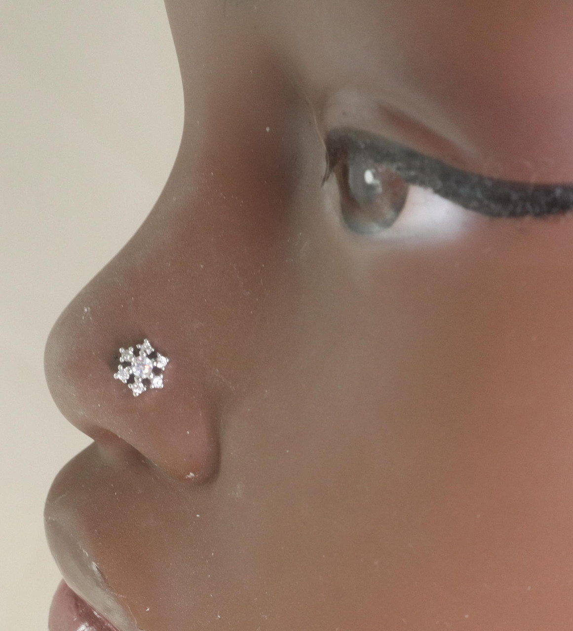 Snow Flake Nose Stud Jewelry Piercing - YoniDa’Punani