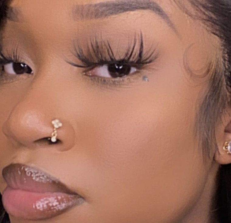 Valentina Dangling Nose Hoop, Dangle Nose Hoop