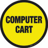 Computer Cart Floor Sign