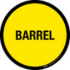Barrel Floor Sign | Creative Safety Supply