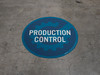 Production Control Floor Sign