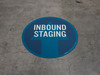 Inbound Staging Floor Sign