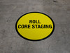 Roll Core Staging Floor Sign