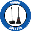 Broom Dust Pan Real Floor Sign | Creative Safety Supply