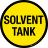 Solvent Tank Floor Sign