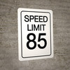 Speed Limit 85 - Wall Sign