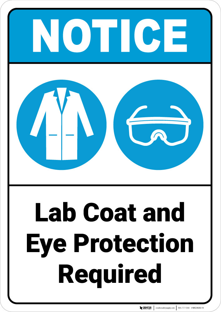 Lab Coat Signs | Creative Safety Supply