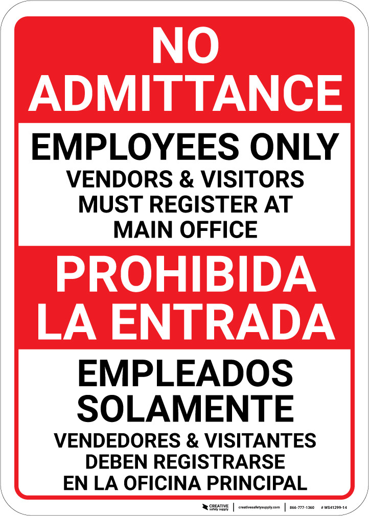 Visitor Signs | Creative Safety Supply