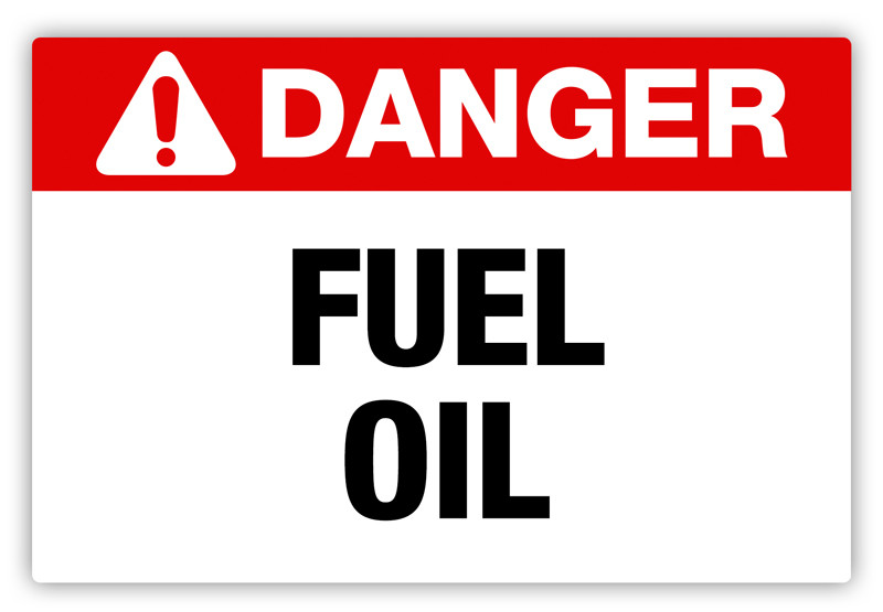 Danger - Fuel Oil Label | Creative Safety Supply