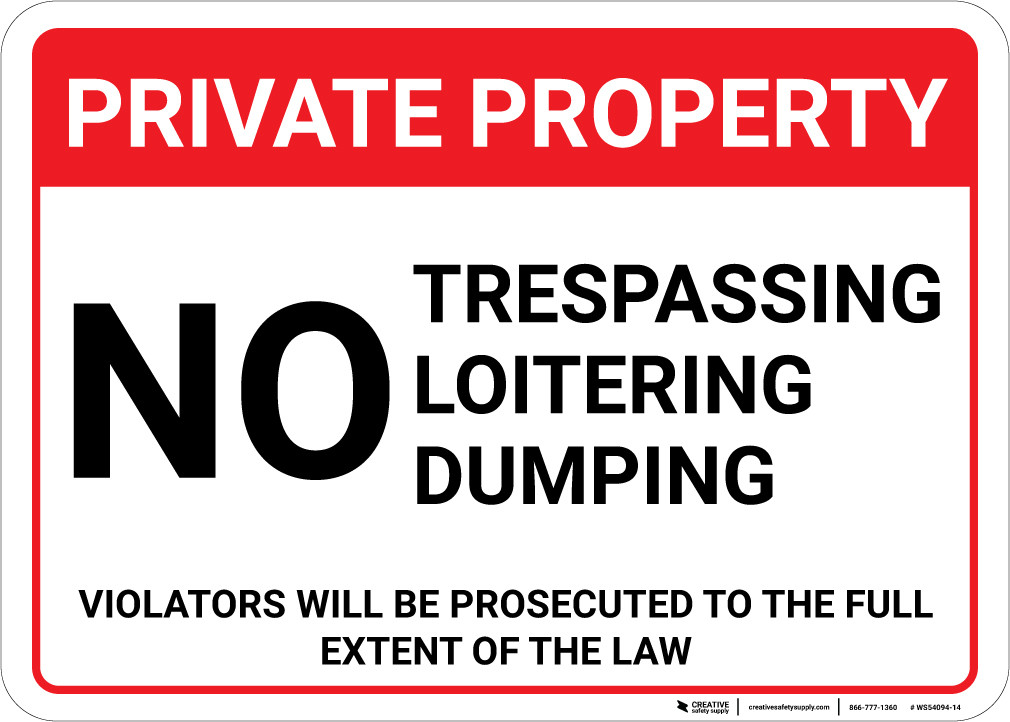 Private Signs | Creative Safety Supply