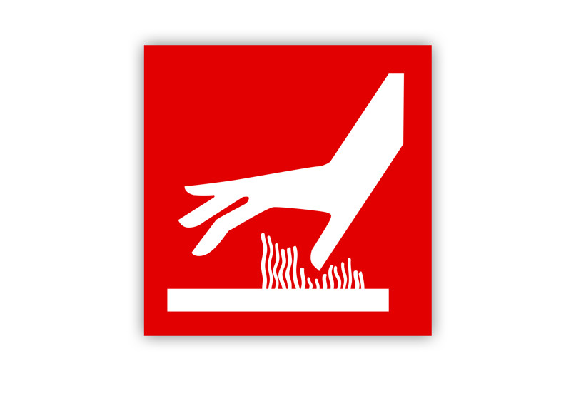 Hot Surface Label | Creative Safety Supply