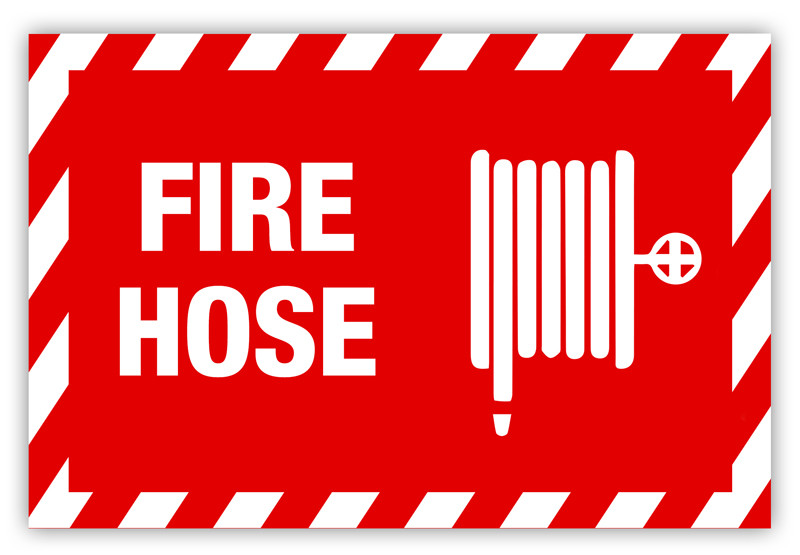 Fire Hose (Horizontal) Label | Creative Safety Supply