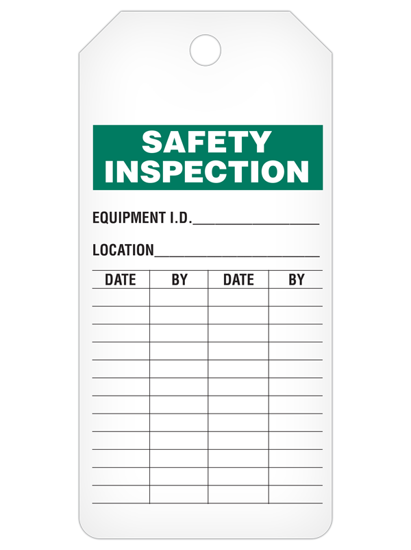 Safety Inspection Tag Roll | Creative Safety Supply