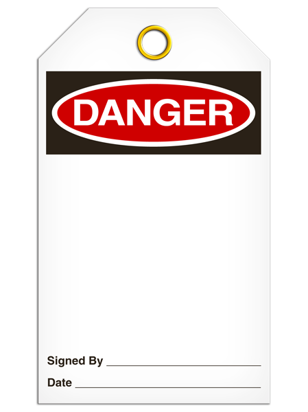 Danger (Blank) Tags | Creative Safety Supply