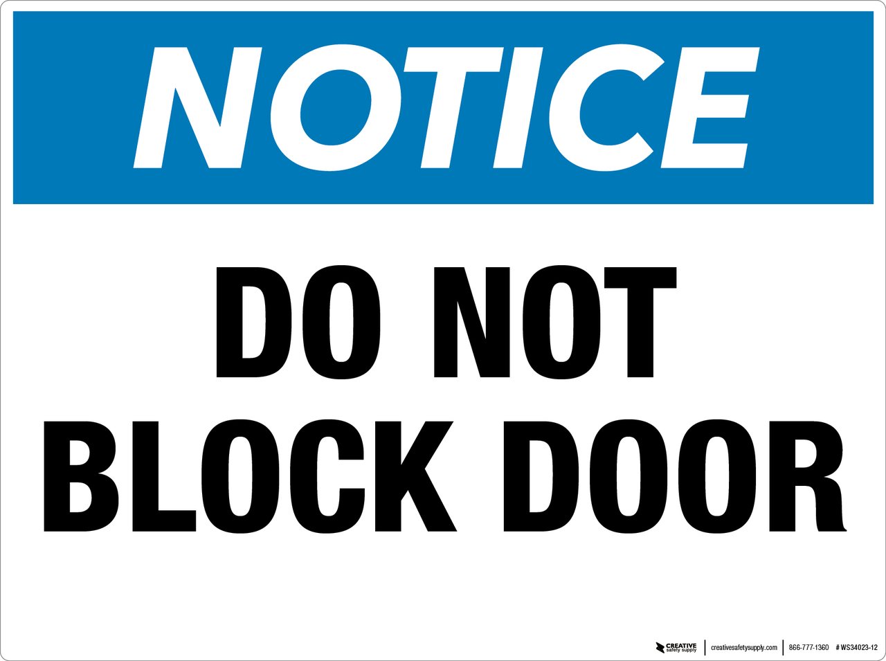 Door Signs | Creative Safety Supply