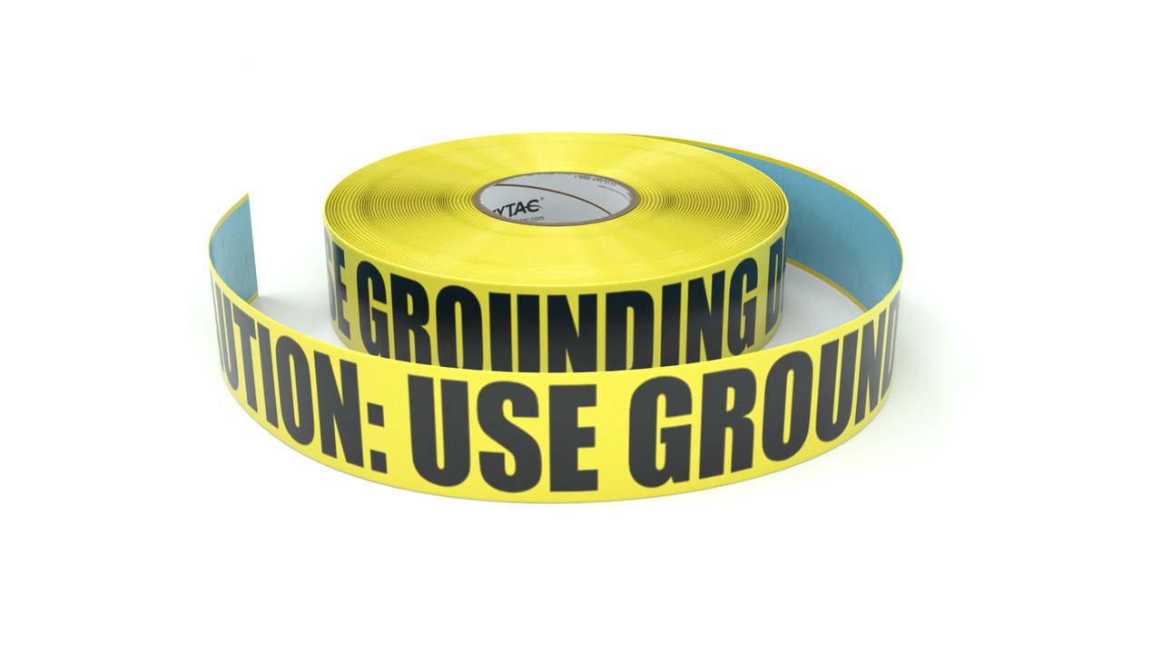 Caution: Use Grounding Devices - Inline Printed Floor Marking Tape ...