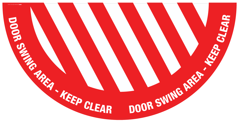 Door Swing Indicators | Creative Safety Supply