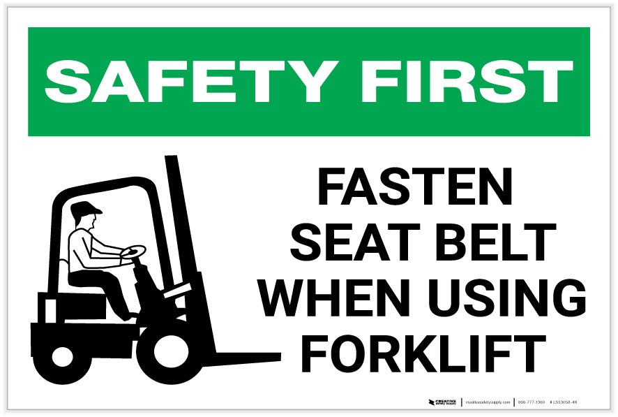 Forklift Labels | Creative Safety Supply