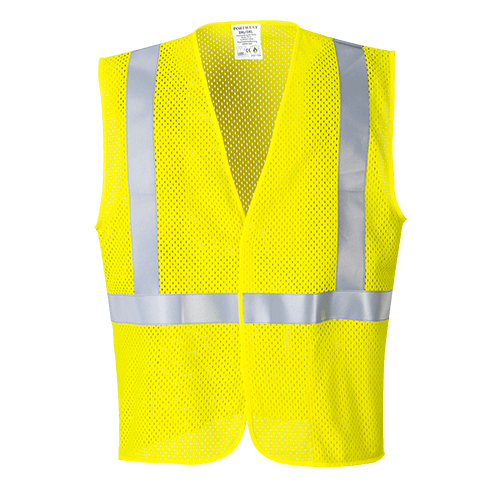 Portwest MV21, ARC Rated, Mesh, Hi-Vis Flame Resistant Class 2 Vest