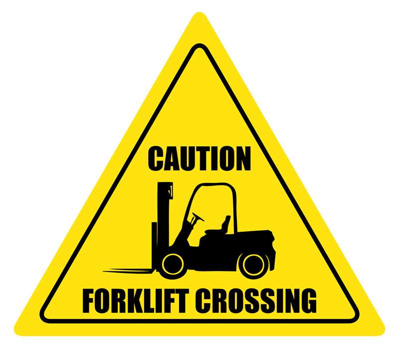 Forklift Crossing - Caution | Creative Safety Supply