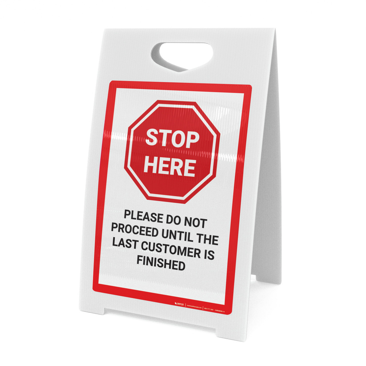 Stop Here: Please Do Not Proceed Until The Last Customer Is Finished ...