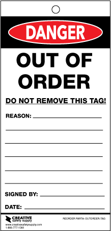Danger: Out of Order Tags